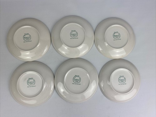 Franciscan Whitestone Ware Cloud Nine 6” Dessert Plates Mid Century ...