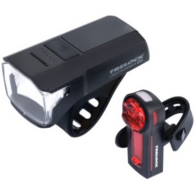 Trelock Akku-LED-Leuchten-Set Lighthammer LS 480 740 Signal" Akku-LED ...