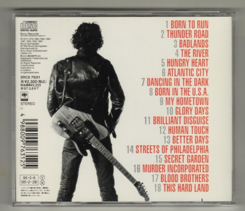 Bruce Springsteen - Greatest hits CD+OBI+2booklets+Sticker First ...