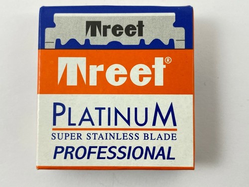 500 Treet platinum single edge razor half blades Shaving barber ...