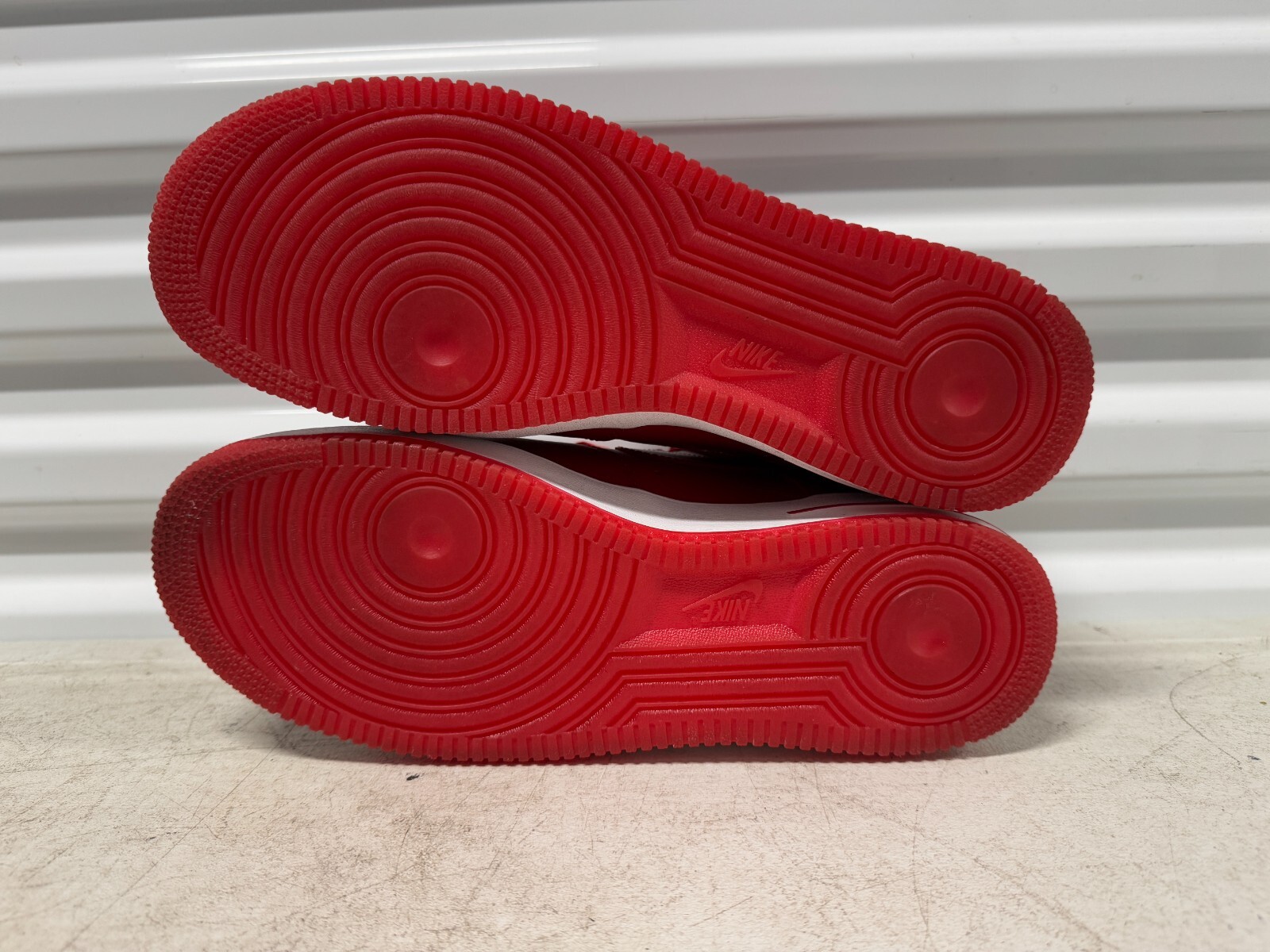 Af1 Red Nike Air Force 1 '07 Varsity Red Leather Sneakers 315122-606 ...