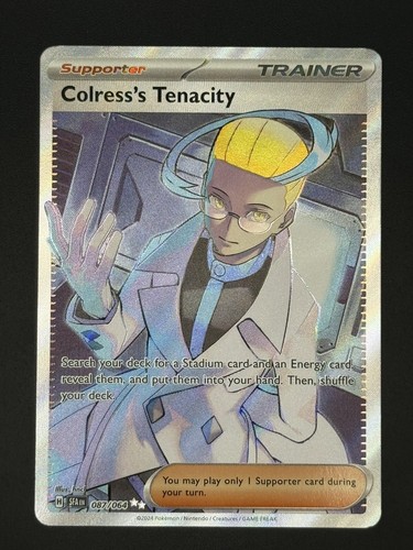 Pokémon TCG Colress's Tenacity Double Rare Full Art Shrouded Fable 087/ ...