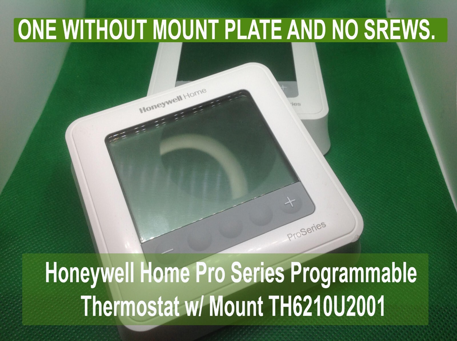 2 Honeywell Home Pro Series Programmable Thermostat TH6210U2001 OPEN ...