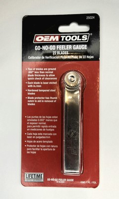 OEM Tools 25024 22 Blade Go-No-Go Feeler Gauge | eBay