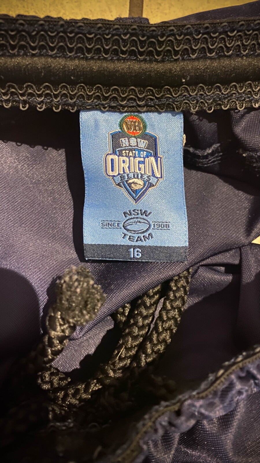 NSW origin footy shorts rugby league sponsored players shorts mens 16 M ...