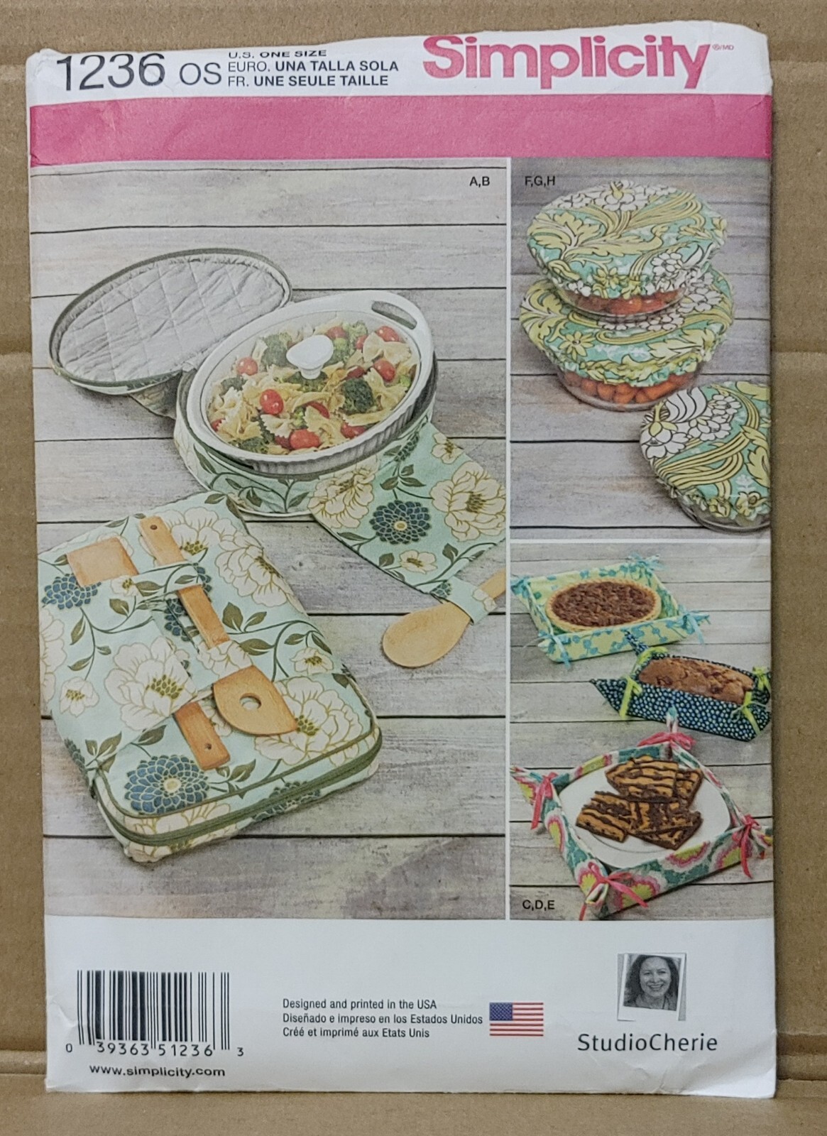 Simplicity #1236 Casserole Carriers, Covers, Baskets - New | eBay