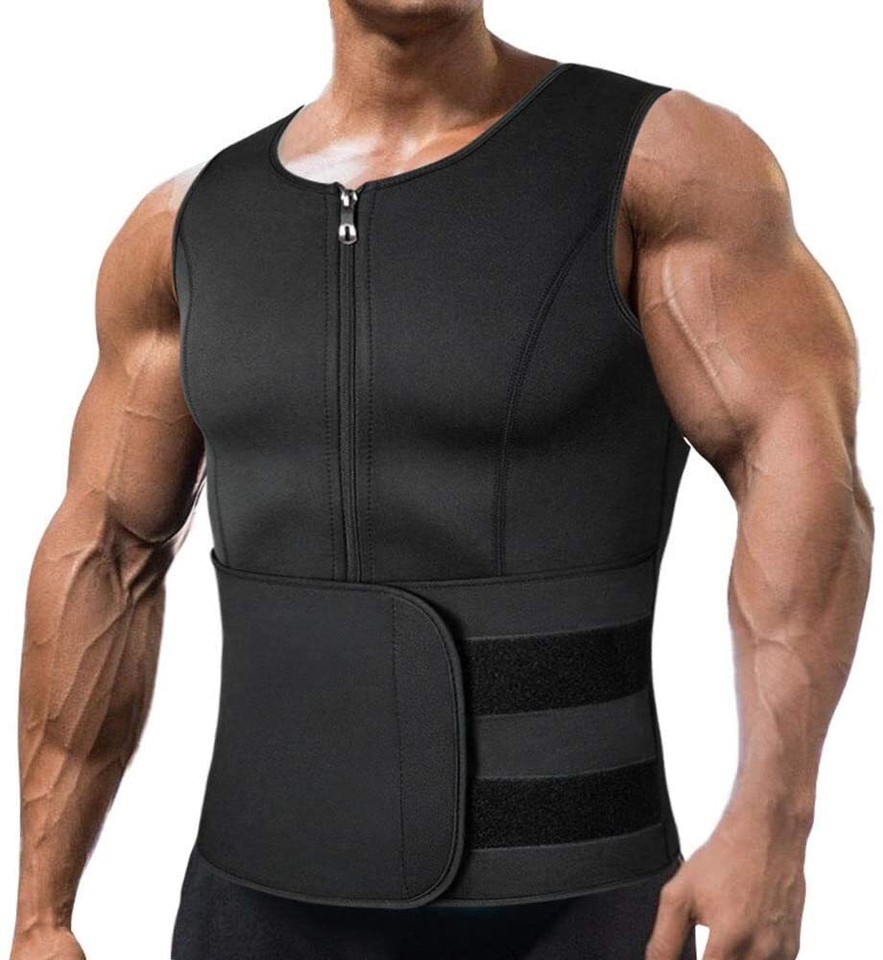 FAJAS PARA HOMBRES FAJA REDUCTORA DE HOMBRE MEN BODY SHAPER SWEAT ...