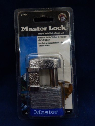Master Lock Armored Trailer Hitch & Storage Lock Padlock 37DSPT | eBay
