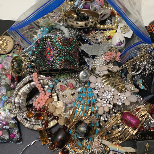 5LB SCRAP JUNK Jewelry Lot Craft Harvest Repurpose salvage Broken ...