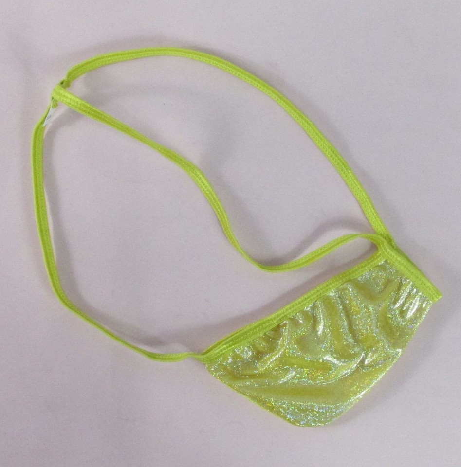 K2236 Mens G String Pouch Thong Hologram Laser Metallic Shiny | eBay