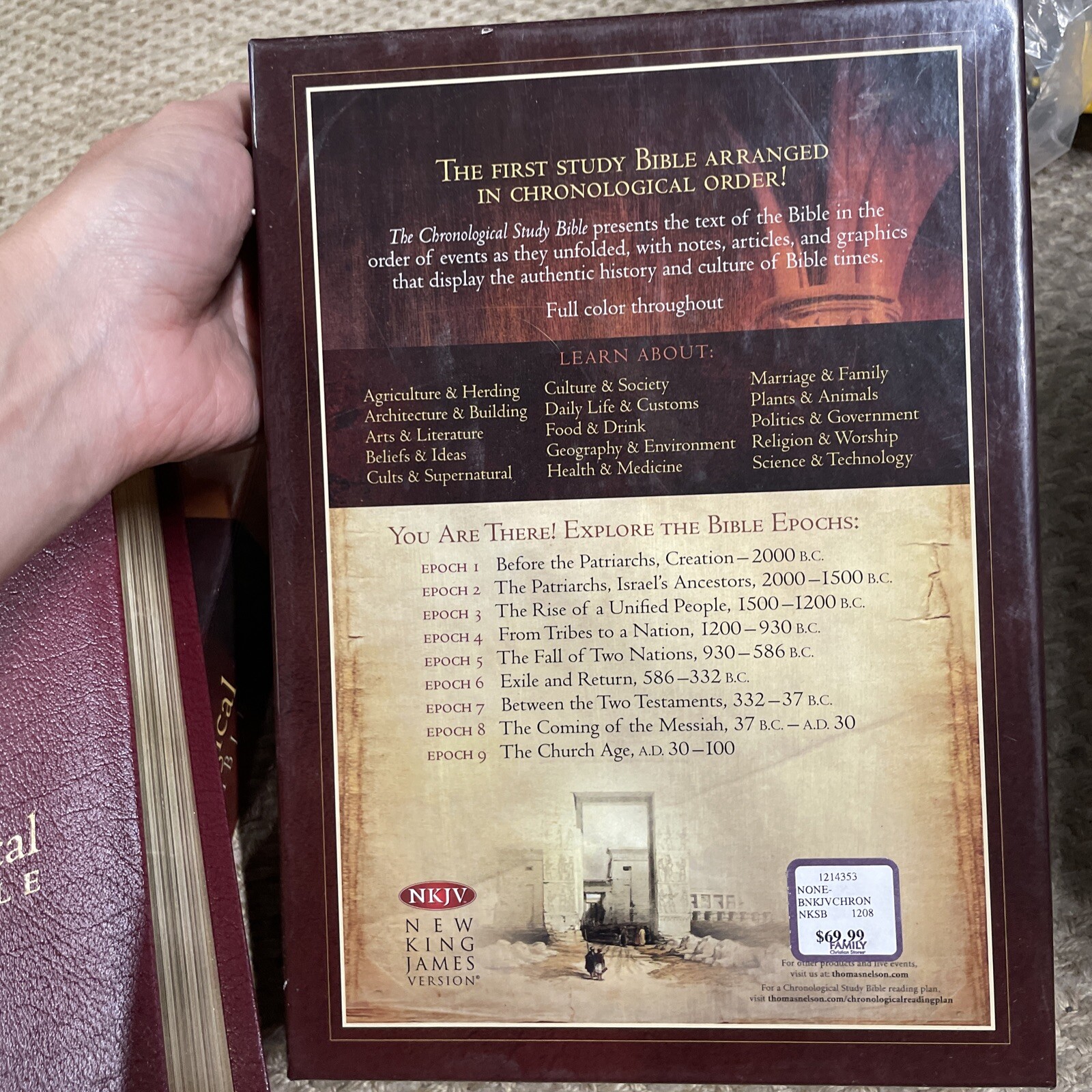 Chronological Study Bible: New King James Version Thomas Nelson 2008 ...