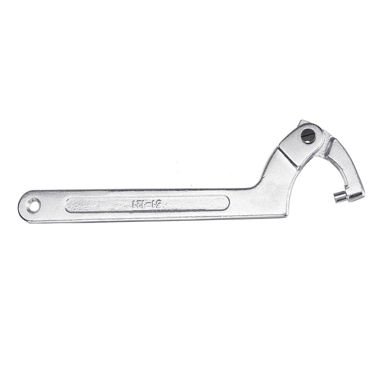 19-51mm Motorcycle Suspension 7" Adjustable Hook Wrench C Clamp Spanner ...