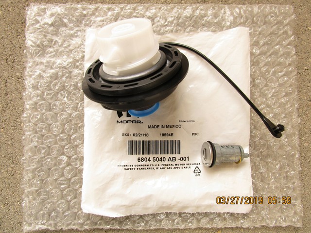 Chrysler Jeep 68045040ab Fuel Gas Tank Filler Cap With Tether Locking ...