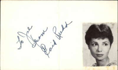 Enid Rudd d. 2015 Writer One Life to Live Signed 3" x 5" Index Card | eBay