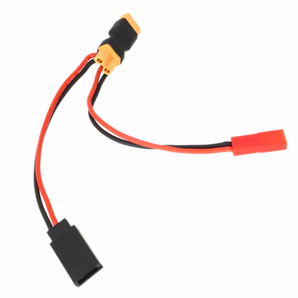 XT30 Male to Female in-line Connector JST JR Futaba Battery Power ...