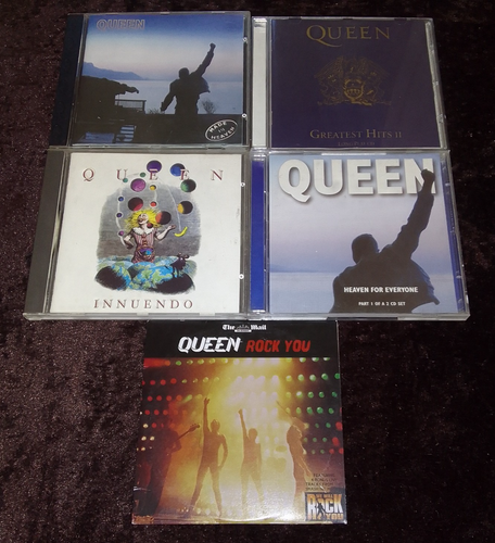 Queen -Bundle/Lot/Collection x5 (Rock You Mail CD, Heaven For Everyone ...