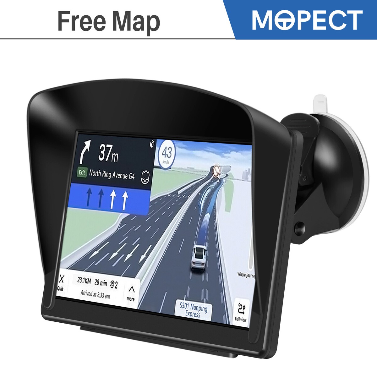 Gps For Trucks 9 Inch Car GPS Navigation System 2025 - Lifetime Map ...