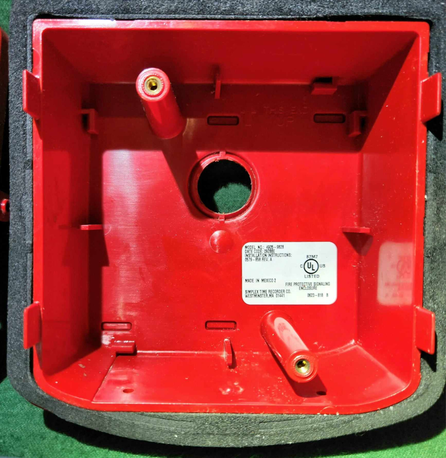 Simplex 4906-9131 Weatherproof Fire Alarm Multi-Candela Horn Strobe ...