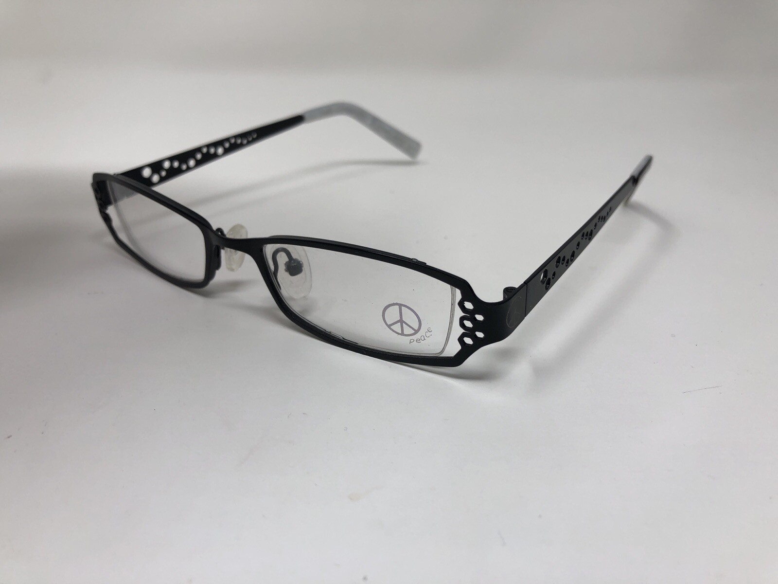 Peace Eyeglasses Frame DREAMY 45-17-130 Black Metal Full Rim ZM51 | eBay