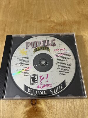 Puzzle Master: Deluxe eGames Suite (PC, 2003), Disc 2 743999127852| eBay