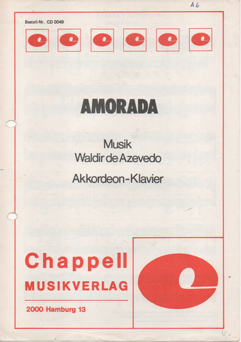 Akkordeon Noten AMORADA | eBay.de