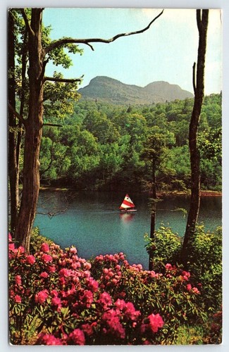 Postcard Linville North Carolina Grandfather Mountain Lake | eBay
