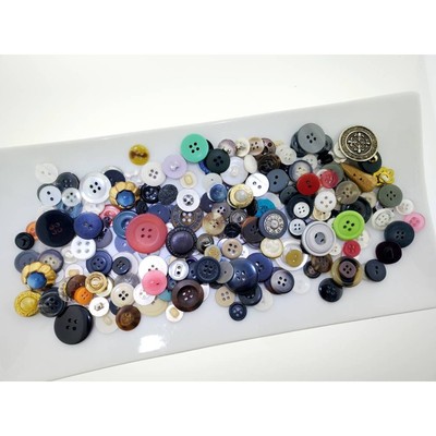 Large lot of misc buttons Mixed lot All styles All shapes All colors ...