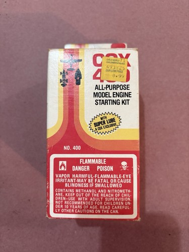 Cox 400 All Purpose Model Engine Starting Kit Airplane Car Planes Boats ...