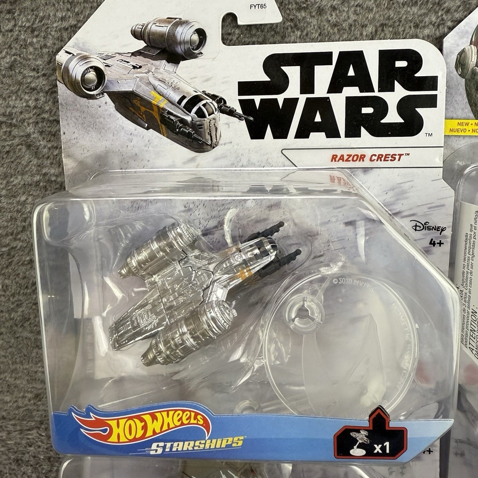 Hot Wheels Star Wars Starships FYT65 Complete Set Of 5 Mattel 2021 ...