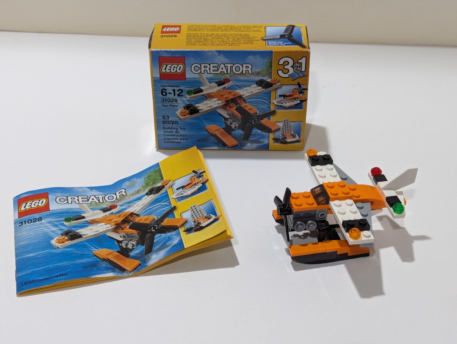 LEGO Creator 31028 3-in-1 Sea Plane - 100% Complete | eBay