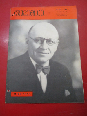 GENII THE CONJURORS MAGAZINE JUNE 1944 MIKE ZENS MAGIC MAGICIANS ...