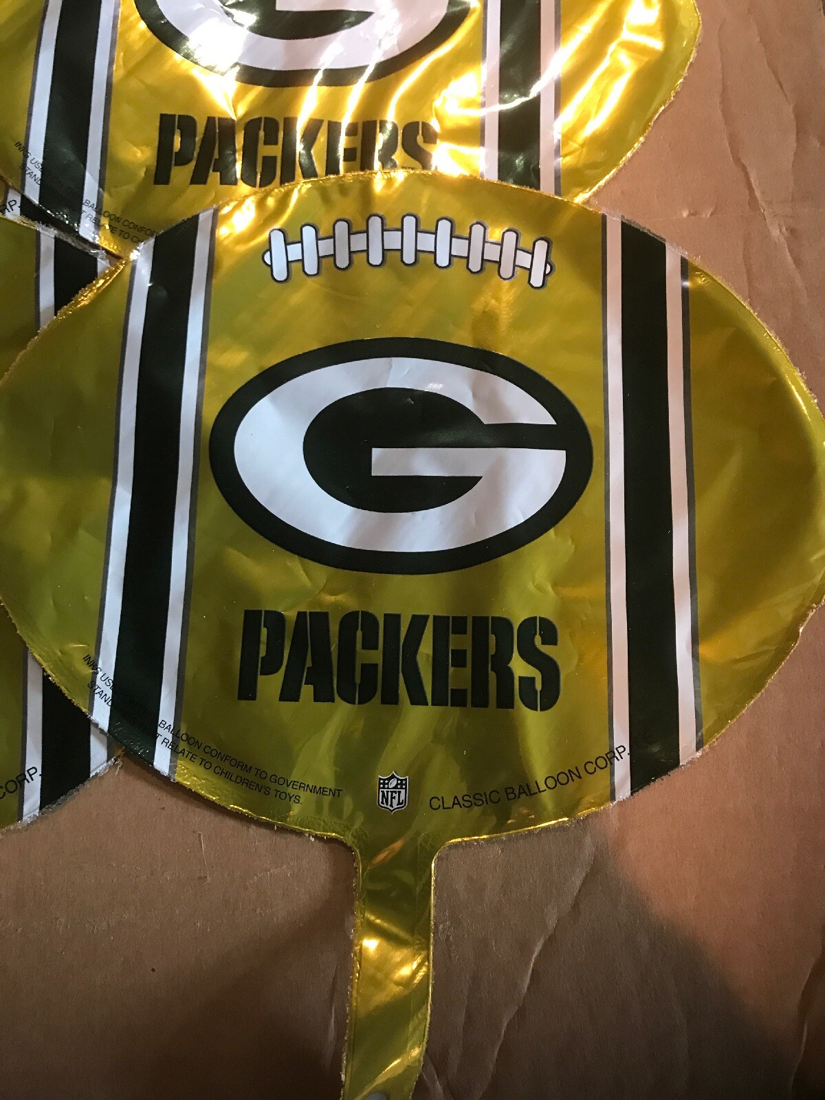 Lot Of 10 Green Bay Packers NFL Football 8”x10” Inflatable Balloons ...