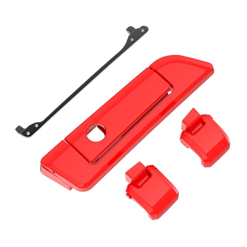Scarlet Red Hinges Latch For Advanblack Harley Razor Chopped King Tour ...