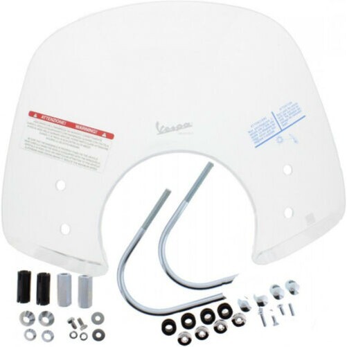NEW GENUINE VESPA GTS GT 125 200 250 300 SHORT SPORT WINDSCREEN SCREEN ...