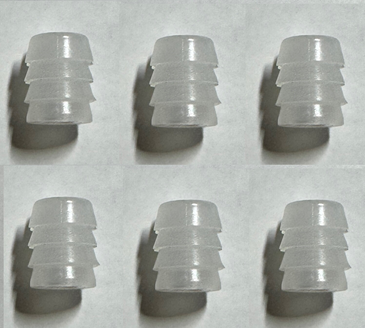 6x Ikea M6 Nut NUTS Metric Insert Socket Expander Plastic White Part ...