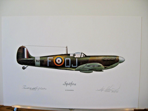 Battle of Britain Profiles Spitfire Me109 Jay Ashurst 8 Signed Aviation ...