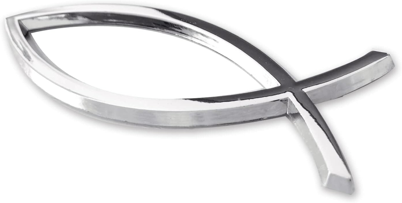 Jesus Fish Christian Car Emblem Christian Fish Car Badge for Car Truck ...