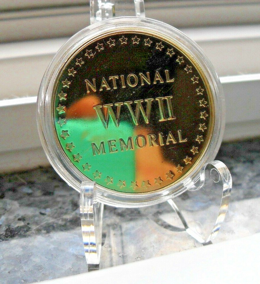 National WWII Memorial Challenge Coin 1.50" Diameter ~ NEW in ...