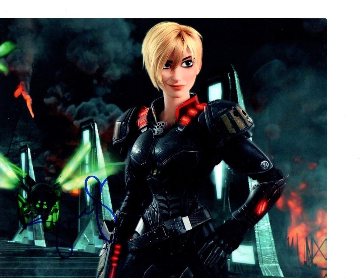 Jane Lynch Sergeant Calhoun Jane Lynch * Wreck It Ralph* Signed