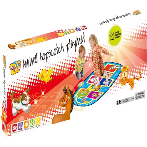 51" KIDS ELECTRONIC ANIMAL HOPSCOTCH MUSICAL TOUCH PLAY MAT MUSIC SOUND ...