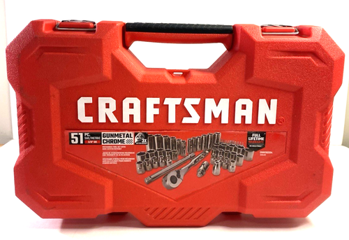 Craftsman Red 51pc SAE Metric Mechanics Tool Set REPLACEMENT CASE ONLY ...