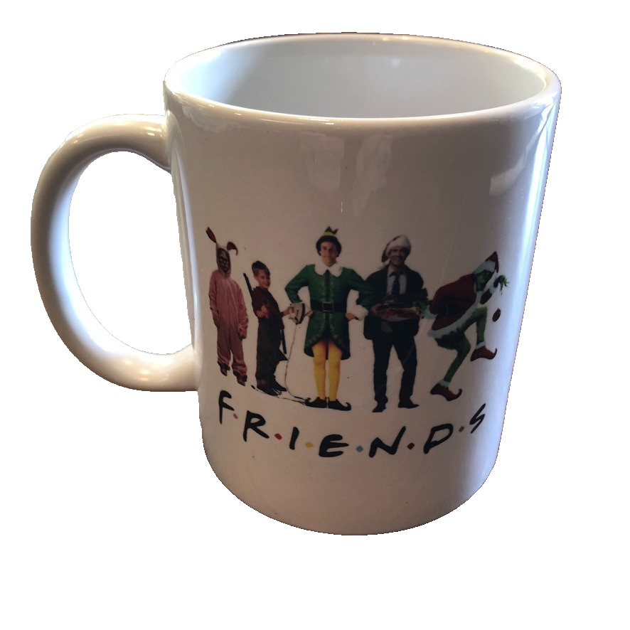 FRIENDS Holiday Christmas Movie Heroes Coffee Mug Buddy Kevin Grinch ...