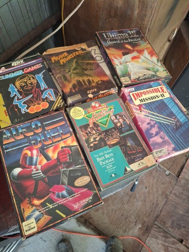 COMMODORE 64/128 GAMES IN ORIGINAL BOXES WITH PAPER WORK AND MAPS! | eBay