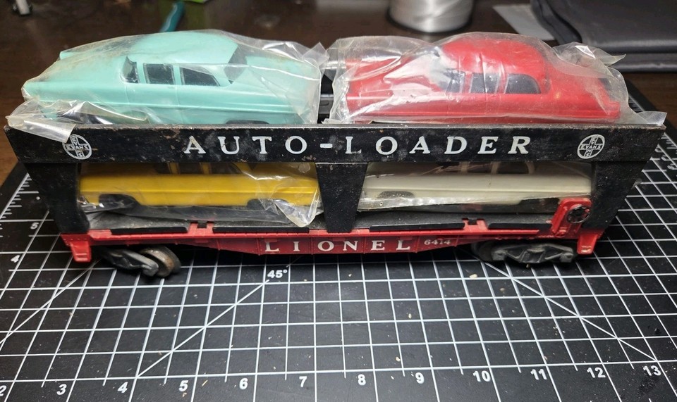 Lionel #6414 Evans Auto Loader with 4 Cars | eBay