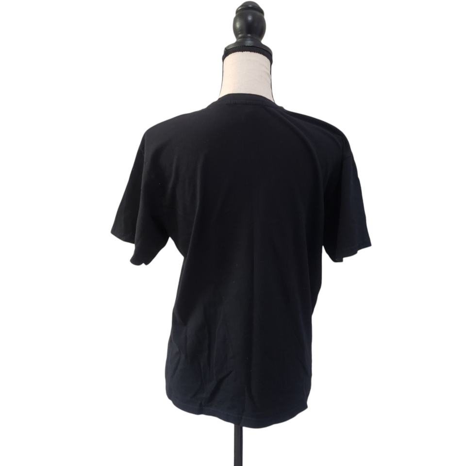 Forever 21 Distressed Wolf Howling at Moon Tshirt Black Size M | eBay