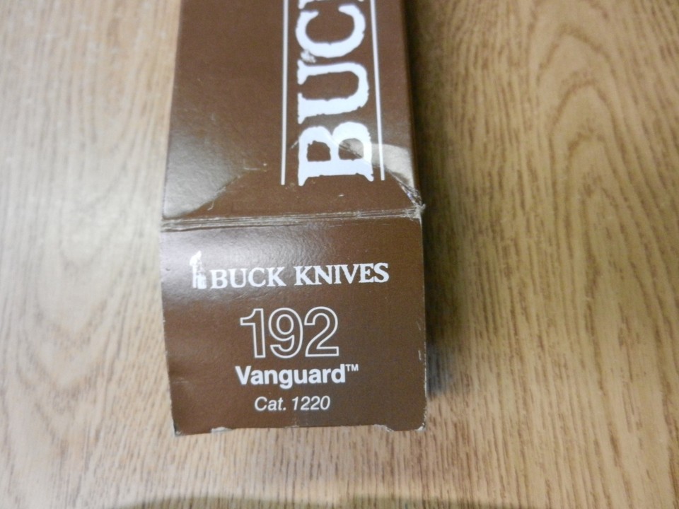New 1993 Buck 192 Vanguard Ducks Unlimited Fixed Blade Knife W/ Box and ...