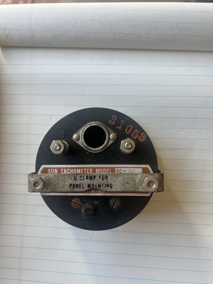 Vintage RPM Tachometer Football Gauge | eBay
