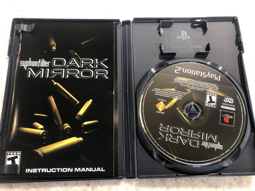 SYPHON FILTER DARK MIRROR PLAYSTATION 2 PS2 PLAY STATION GAME DISC AND ...