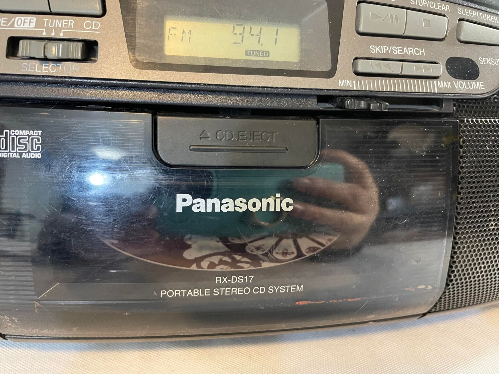 Panasonic - RX-DS17 - Portable CD Cassette Radio Boombox (No Remote ...