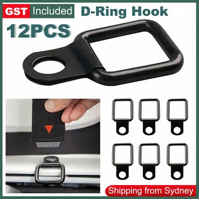 12PCS Heavy Duty Fixing Point Anchor Eye Tie Down Lashing Loop D-Ring ...
